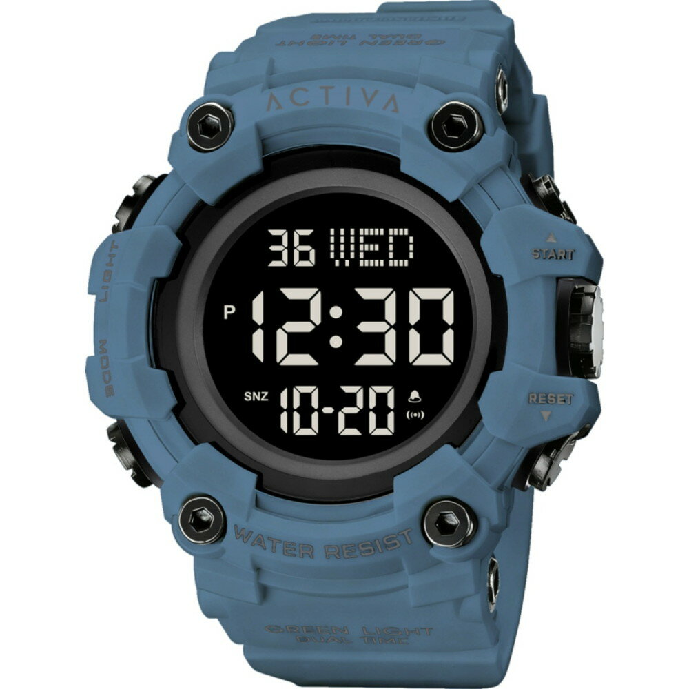 商品説明 Activa Kadron X Invicta メンズ 腕時計 デジタル 53mmケース ブルー ポリウレタンバンド クロノグラフ 50m防水【商品仕様】・ ムーブメント：デジタル（電子式）・ ケースサイズ：53mm・ ケース素材...