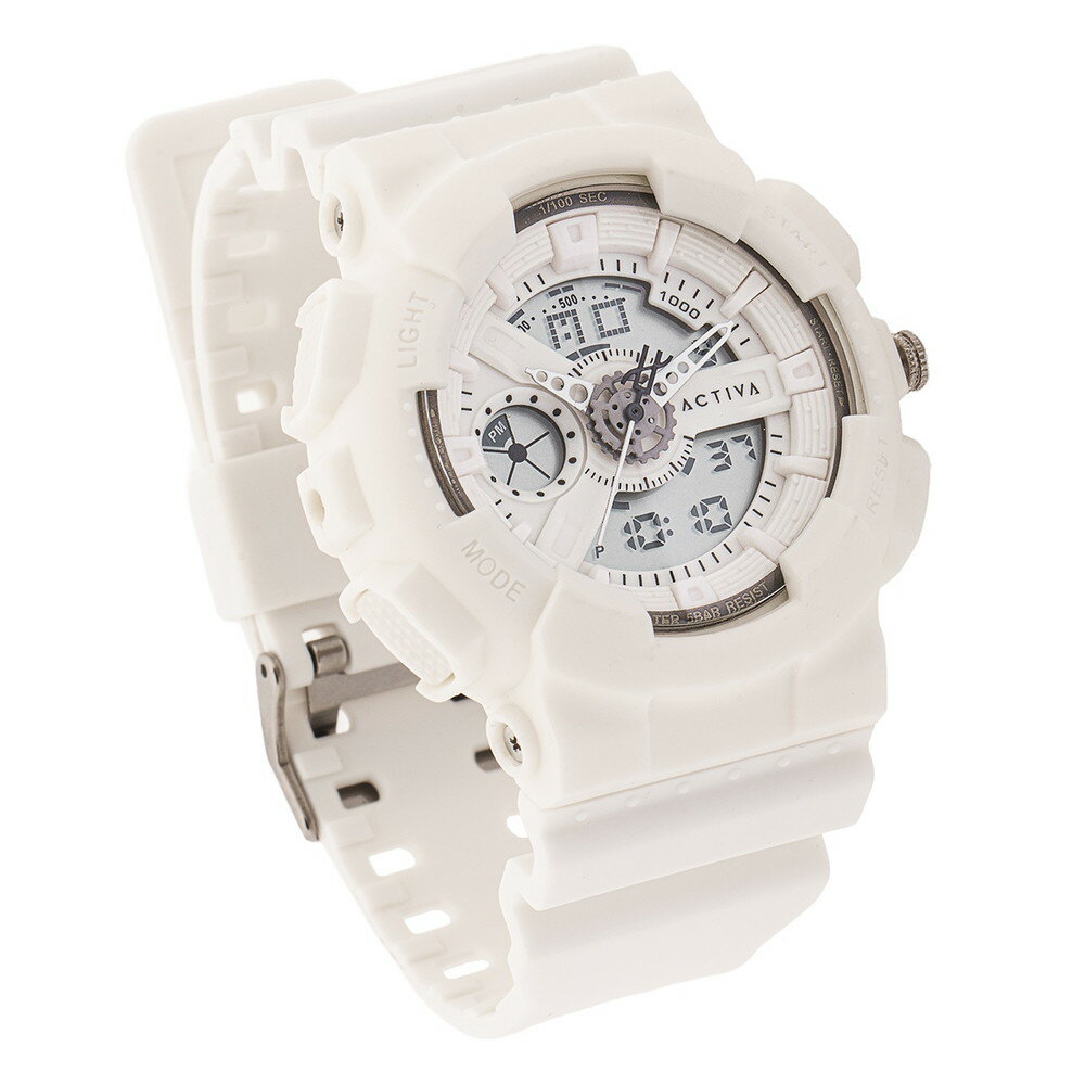 商品説明 インビクタ アクティバ ピクセル X メンズ 腕時計 デジタル 50mmケース ホワイト ラバーベルト 50m防水 LEDライト アラーム ストップウォッチ【商品仕様】・ カテゴリ：メンズ腕時計・ ムーブメント：デジタル（電子式）...