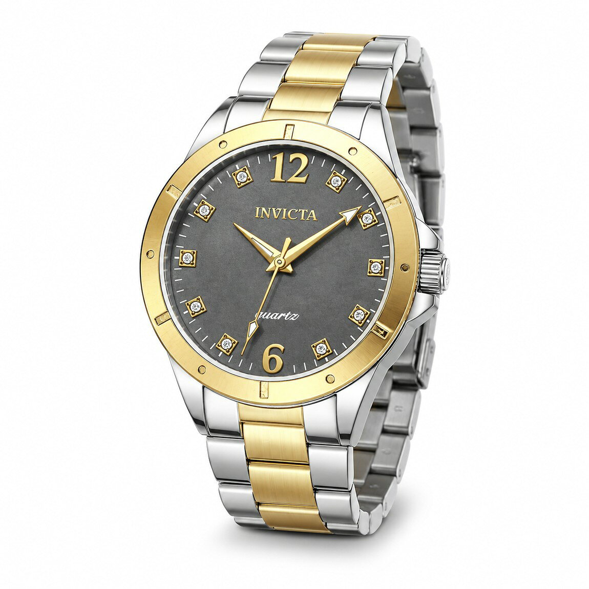 PRODUCT DETAILS Invicta Celestial 腕時計 29mm チャコール・カッパー文字盤 ゴールド シルバー レディース 69347【商品仕様】・ ムーブメント：クォーツ (TMI PC21S)・ ケース素材：ステン...