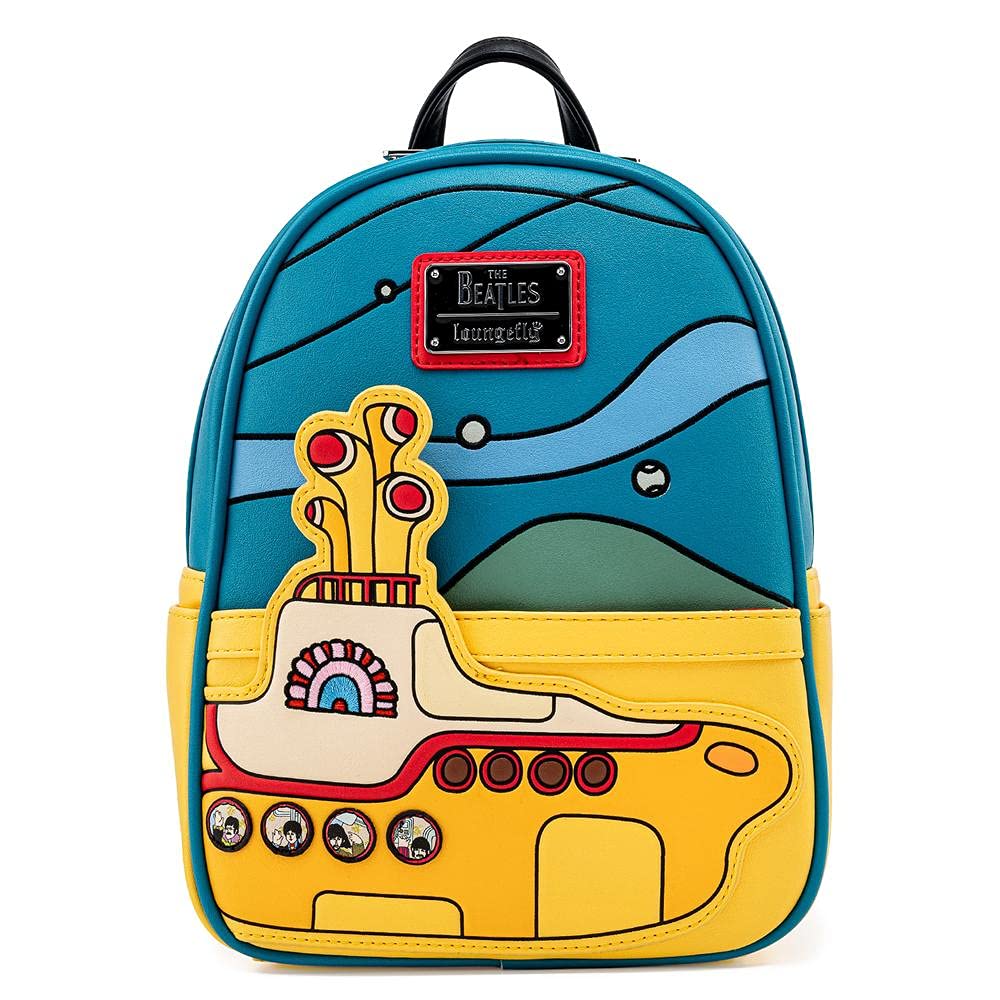 商品説明 商品の特徴・Loungefly The Beatles Yellow Submarineの公式ライセンス商品・フェイクレザー素材にアップリケ、刺繍、プリントディテール・調節可能なショルダーストラップ・トップキャリーハンドル・プリン...