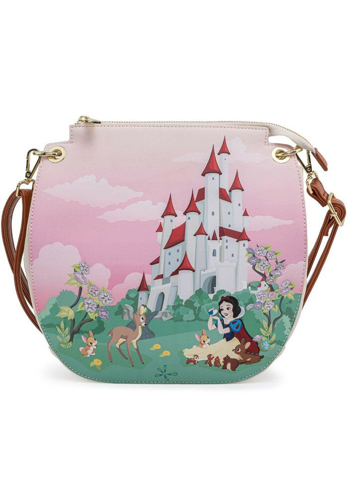 商品説明 商品の特徴・Loungefly Disney Snow White Castle Scene Crossbody Bag・ディズニー白雪姫の城のシーンをデザインしたクロスボディバッグ・高品質な素材と精密な作りで仕上げられています・...