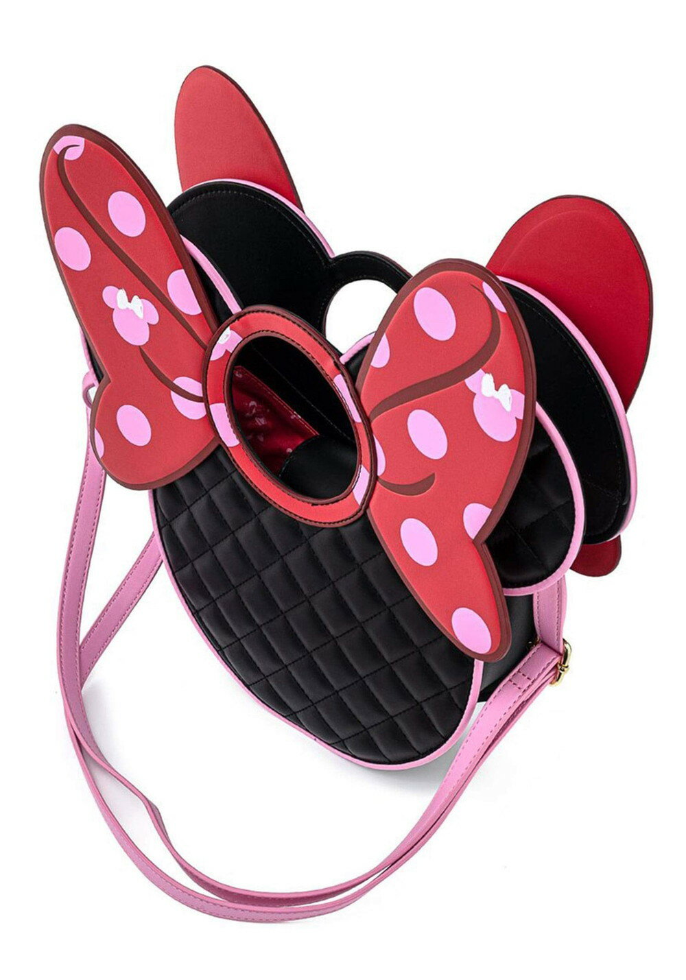 商品説明 商品の特徴・ディズニー ミニーマウス キルティング ボウヘッド クロスボディバッグ by Loungefly・キルティング加工されたビーガンレザー素材・大きなポルカドット柄のリボンハンドル・調節可能なストラップ付き・ミニーマウスフ...