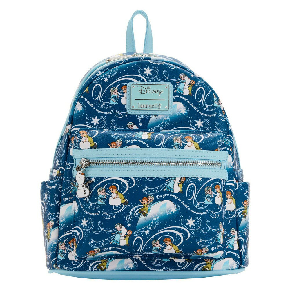 商品説明 主な機能/スペック・ディズニー「アナと雪の女王」デザインのミニバックパック・素材：ビーガンレザー（ポリウレタン）・調節可能なショルダーストラップ・上部キャリーハンドル付き・プリント柄の内側裏地・オラフのジッパーチャーム付き・金属製...