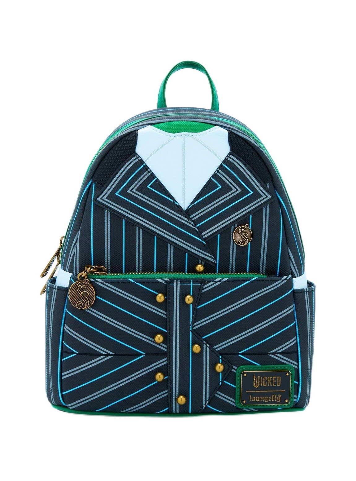 PRODUCT DETAILS Loungefly ウィキッド エルファバ シズ大学 ミニバックパック リュック グリーン【商品仕様】・ アイテム種別：ミニバックパック・ 素材：ヴィーガンレザー（合成皮革）・ ストラップ：長さ調節可能・ 付...