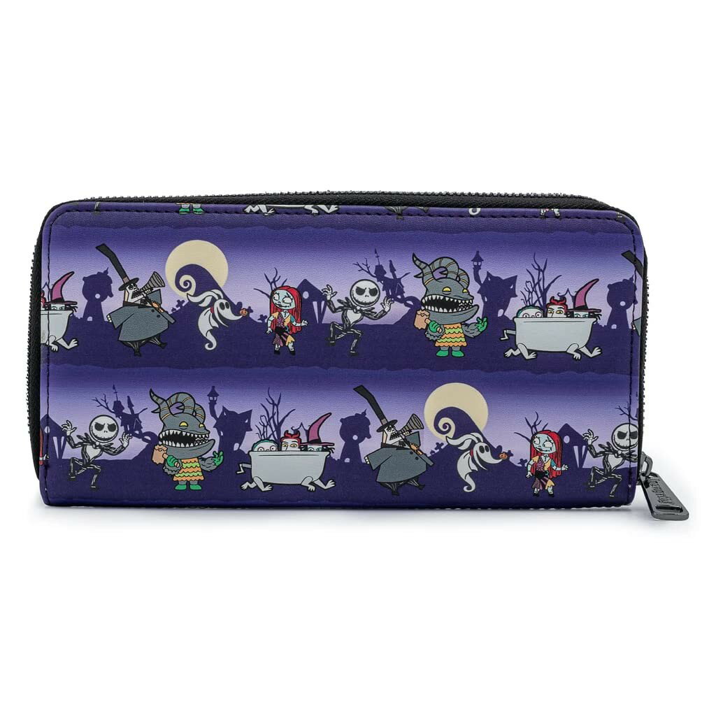 PRODUCT DETAILS Loungefly ディズニー ナイトメアー・ビフォア・クリスマス ジップアラウンド 長財布 POP!デザイン ハロウィン【商品仕様】・アイテム種別：長財布（ジップアラウンド）・素材：合成皮革（ヴィーガンレザ...