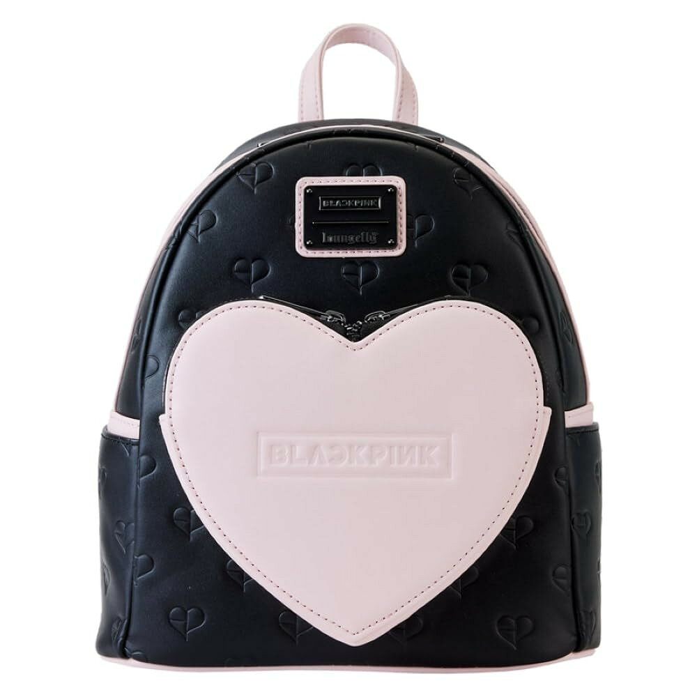 PRODUCT DETAILS Loungefly ブラックピンク ハート 総柄 ミニバックパック リュック【商品仕様】・ アイテム種別：ミニバックパック・ 素材：合成皮革（フェイクレザー）・ サイズ：約23cm（幅）× 約27cm（高さ）...