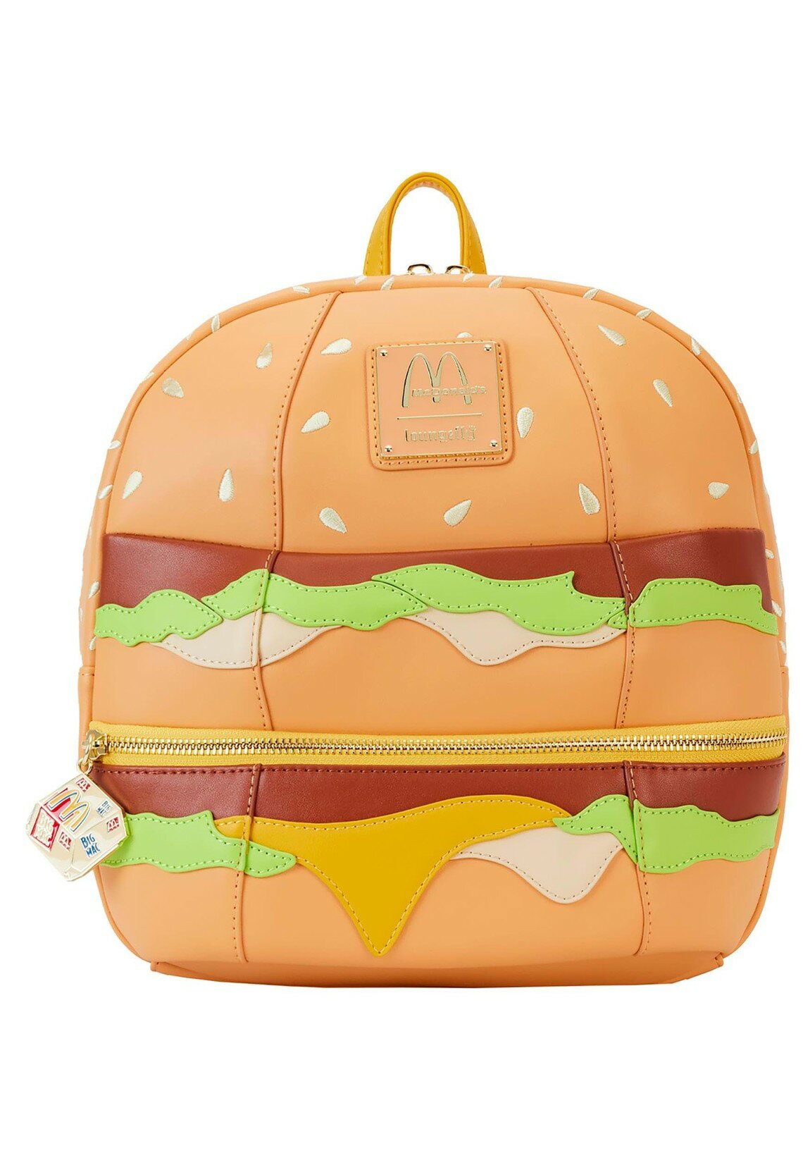 PRODUCT DETAILS Loungefly マクドナルド ビッグマック ミニバックパック リュック 立体デザイン【商品仕様】・ アイテム種別：ミニバックパック・ 素材：ビーガンレザー（ポリウレタン）・ サイズ：約 幅25.4cm ×...
