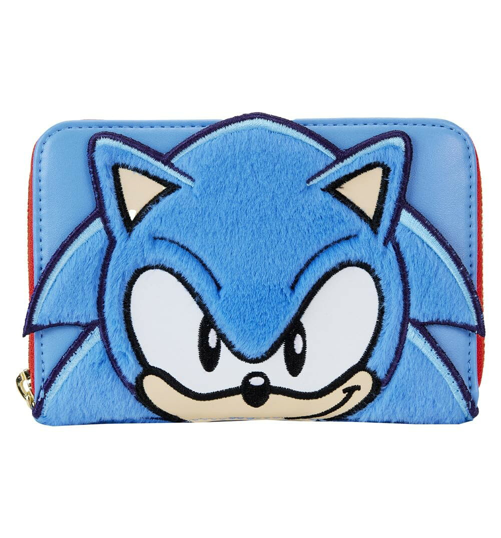 PRODUCT DETAILS Loungefly セガ ソニック・ザ・ヘッジホッグ クラシック ぬいぐるみ素材 ジップアラウンド 二つ折り財布【商品仕様】・ アイテム種別：二つ折り財布・ 素材：ヴィーガンレザー（合成皮革）、ぬいぐるみ素材...