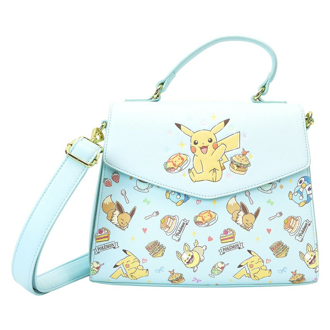 PRODUCT DETAILS Loungefly ポケモン ポケモンカフェ ショルダーバッグ クロスボディバッグ【商品仕様】・ アイテム種別：ショルダーバッグ・ 素材：合成皮革・ 付属：調節可能なショルダーストラップ【特徴】・ ポケモンカ...