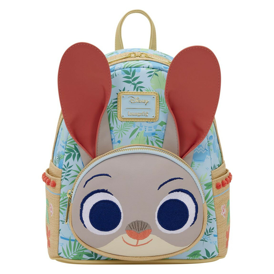 PRODUCT DETAILS Loungefly ディズニー ズートピア2 ジュディ・ホップス ミニバックパック アプリケ 刺繍 ポンポン【商品仕様】・ アイテム種別：ミニバックパック・ 素材：ポリウレタン、織ポリウレタントリム・ 持ち手...
