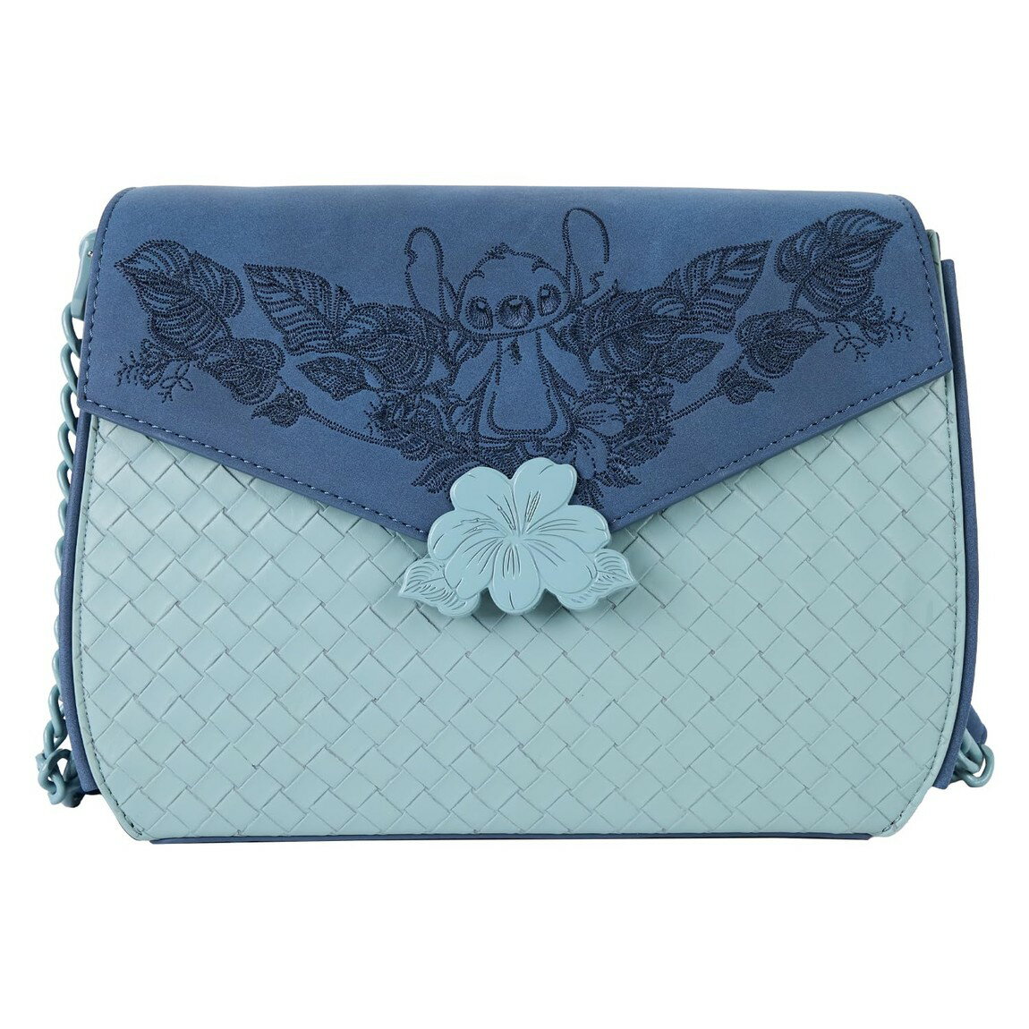PRODUCT DETAILS Loungefly ディズニー スティッチ ショルダーバッグ クロスボディ 刺繍 フェイクレザー メタルチャーム付き【商品仕様】・ アイテム種別：ショルダーバッグ・ 素材：フェイクレザー（ポリウレタン）、フェ...