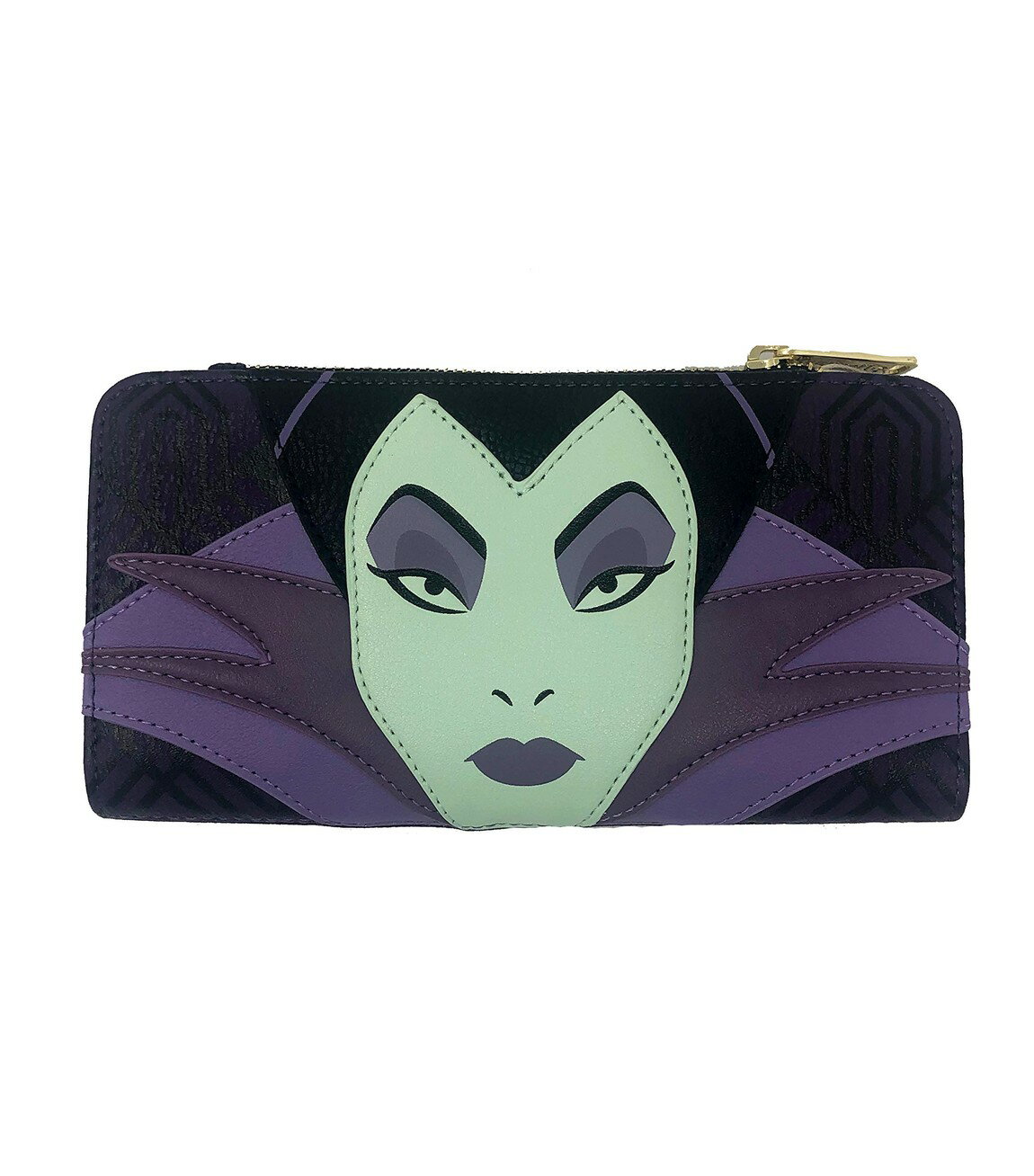 PRODUCT DETAILS Loungefly ディズニー マレフィセント トップジップ ウォレット 財布 ライセンス商品【商品仕様】・ アイテム種別：財布・ 素材：合成皮革（ヴィーガンレザー）・ 開閉方式：トップジップ式【特徴】・ デ...