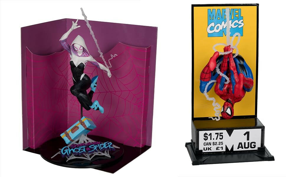 PRODUCT DETAILS マクファーレン トイズ マーベル ゴースト・スパイダー ＆ スパイダーマン 1/10スケール アクションフィギュア / McFarlane Toys Marvel Ghost-Spider & Spider-...