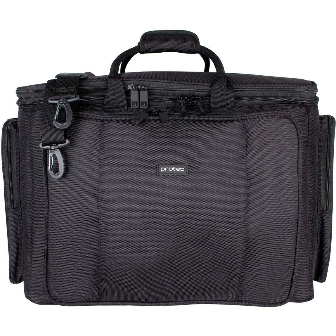 PRODUCT DETAILS Protec テナートロンボーン ミュートケース 6本収納 撥水ナイロン製 ブラック【商品仕様】・ 対応楽器：テナートロンボーン用ミュート・ ケース種別：ミュートバッグ・ 外装素材：1680デニール バリステ...