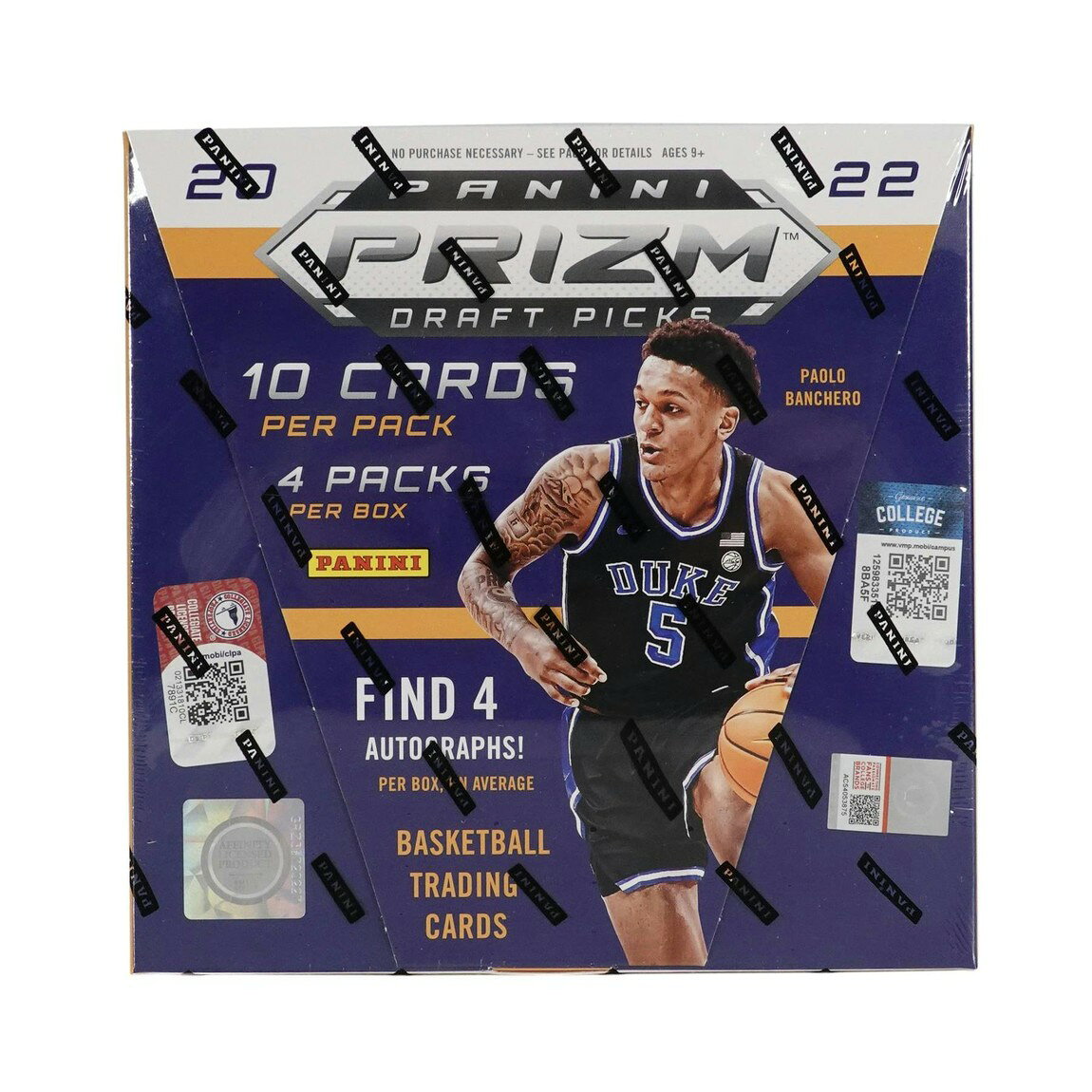 PRODUCT DETAILS NBA 2022-23 Panini Prizm Draft Picks Basketball Hobby Box【商品仕様】箱数：1パック数：41パック枚数：10総枚数：40【ボックス封入内容（メーカー公表...