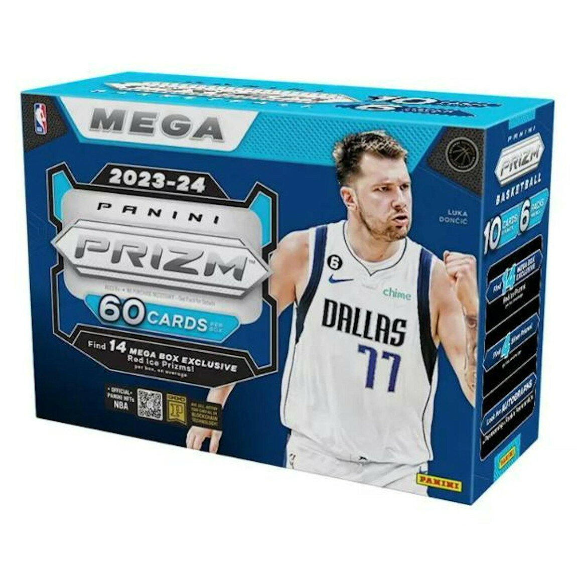 PRODUCT DETAILS NBA 2023-24 Panini Prizm Basketball メガボックス 限定レッドアイスプリズム封入【商品仕様】パック数：6パック1パック枚数：10枚総枚数：60枚【ランダム封入（パラレル・イン...