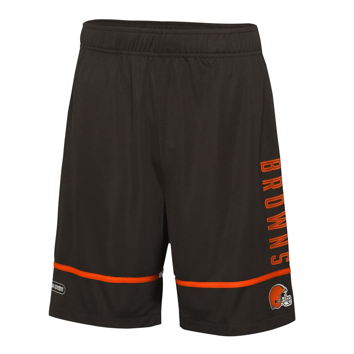 PRODUCT DETAILS Outerstuff NFL クリーブランド・ブラウンズ Cleveland Browns メンズ ラッシャー パフォーマンス ライトウェイト ショーツ ハーフパンツ ブラウン トレーニング ロゴ入り【商品仕...