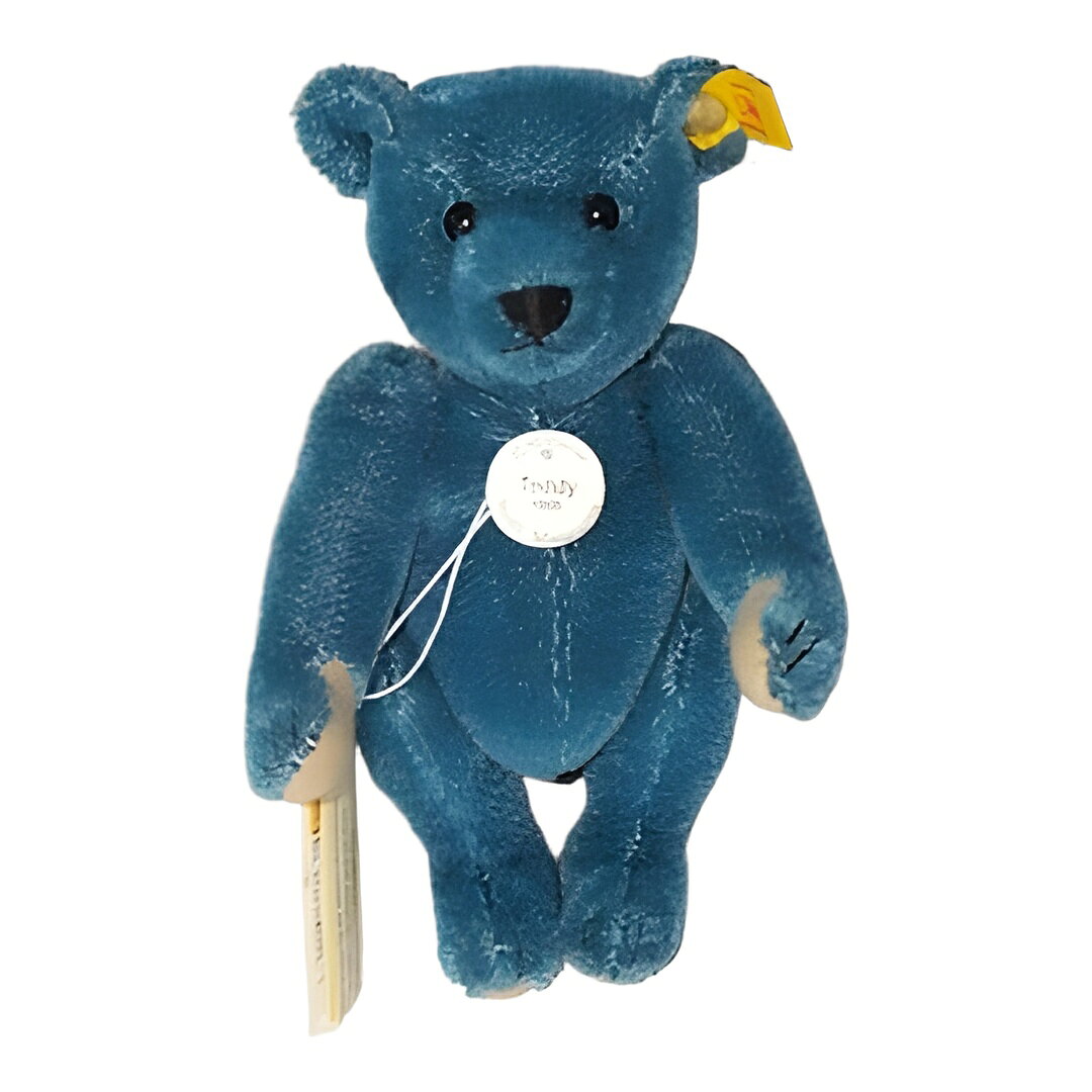 PRODUCT DETAILS シュタイフ モヘア テディベア 復刻1908 ブルー 18cm 1996年製 Steiff 029233 ぬいぐるみ【商品仕様】・ブランド：Steiff（シュタイフ）・シリーズ：ミニチュア・EAN（メーカー型...