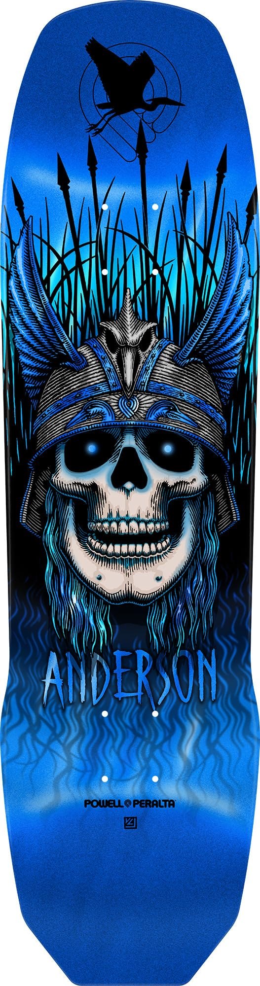 PRODUCT DETAILS Powell Peralta Andy Anderson Heron スケートボード デッキ 8.45インチ Blue Foil【商品仕様】・ ブランド：Powell Peralta・ モデル：Andy An...