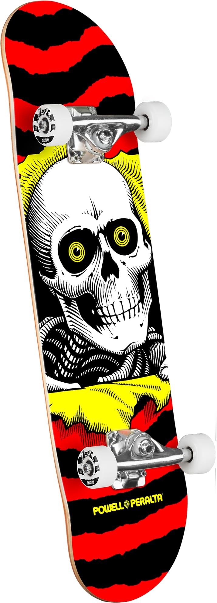 PRODUCT DETAILS Powell Peralta Ripper スケートボード コンプリート Red/Yellow 7.75インチ【商品仕様】・ 種別：スケートボード コンプリート（完成品）・ デッキ幅：7.75インチ（約19....