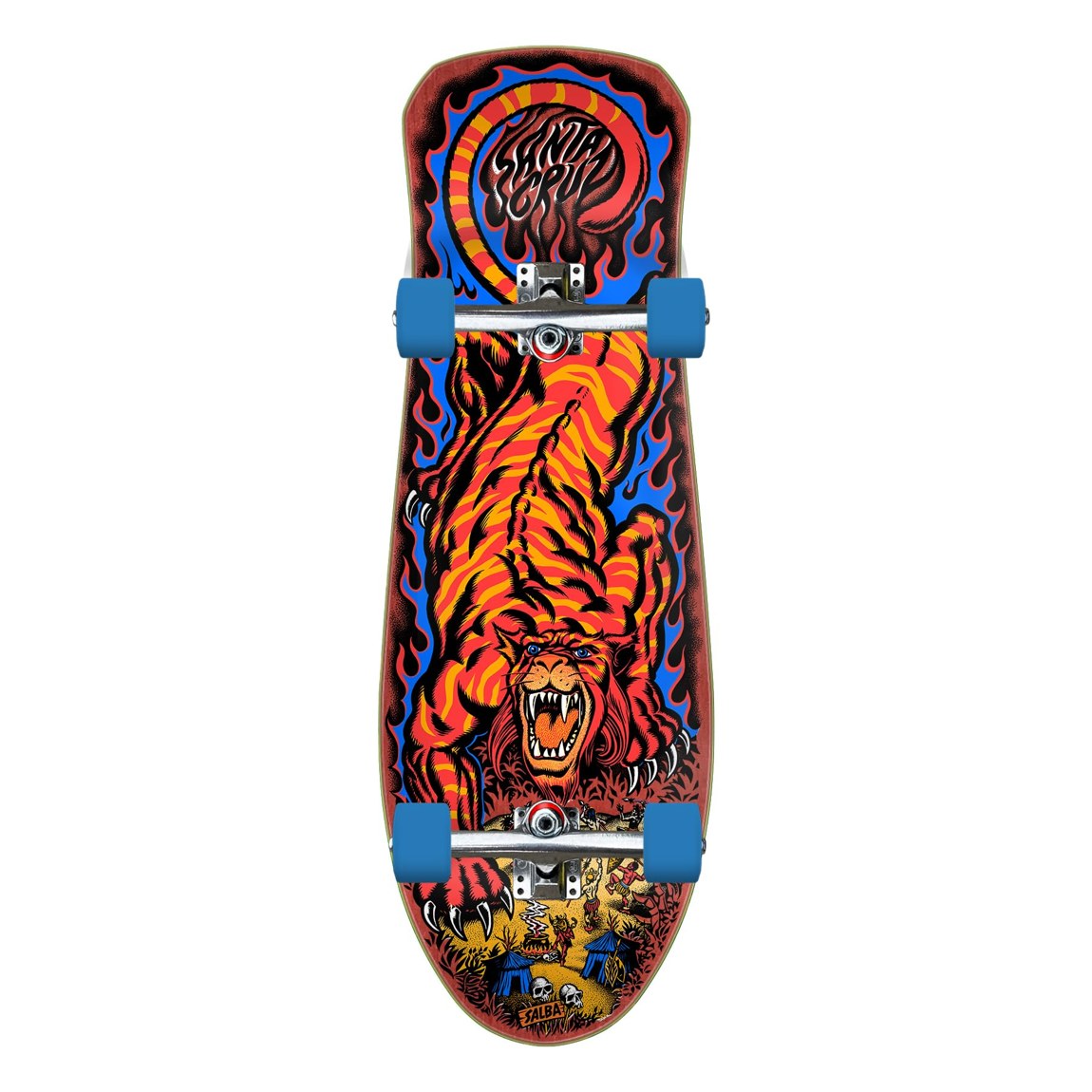 PRODUCT DETAILS Santa Cruz Salba Tiger Shaped Cruiser スケートボード クルーザー コンプリート 10.3" x 31.1"【商品仕様】・ 種別：スケートボード クルーザー コンプリート（...