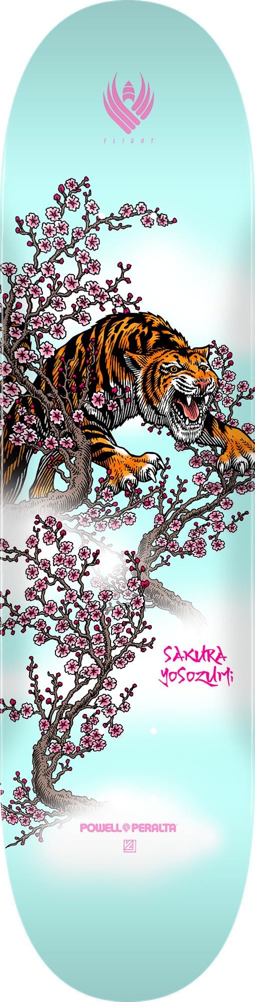 PRODUCT DETAILS Powell Peralta Sakura Yosozumi Tiger Flight スケートボード デッキ 8.25" x 31.95"【商品仕様】・ 種別：スケートボード デッキ・ デッキ幅：8.25イ...