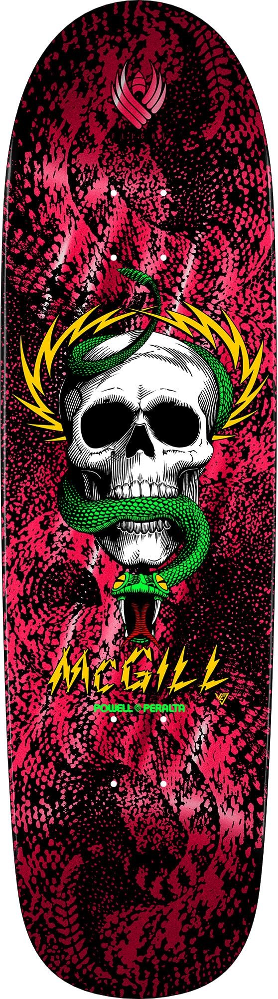 PRODUCT DETAILS Powell Peralta Mike McGill Skull & Snake Flight スケートボード デッキ 9.01インチ Red Foil【商品仕様】・ 種別：スケートボード デッキ (FLIG...