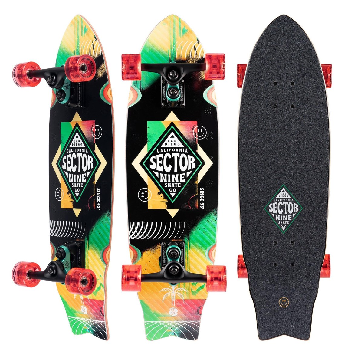 PRODUCT DETAILS Sector 9 Wavepark Party スケートボード コンプリート クルーザー 8.75インチ Revel Collection【商品仕様】・ 種別：コンプリート（完成品）・ デッキ幅：8.75イン...