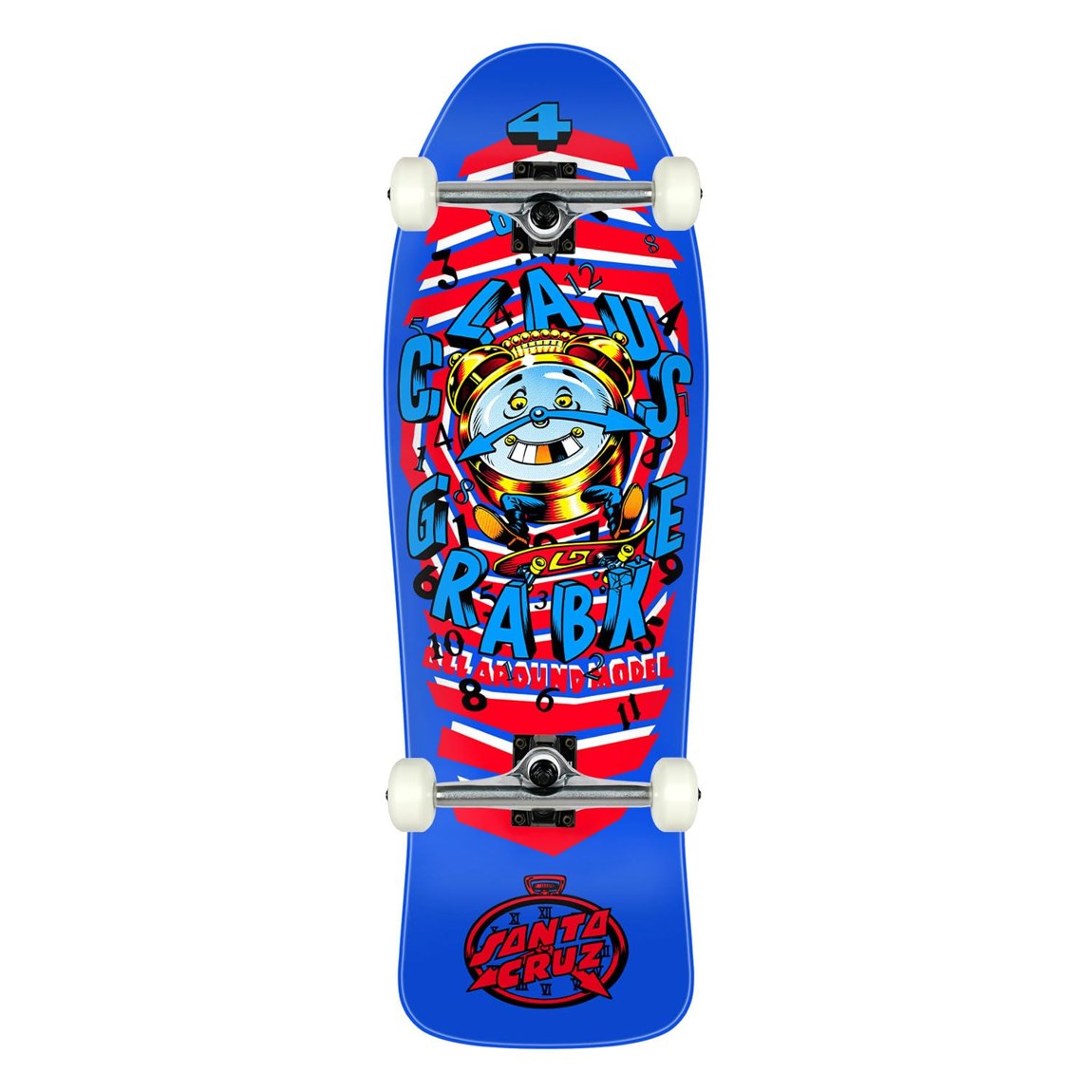 PRODUCT DETAILS Santa Cruz Claus Grabke All Around Re-Issue スケートボード コンプリート 9.89" x 30.94"【商品仕様】・ 種別：スケートボード コンプリート（完成品）・...