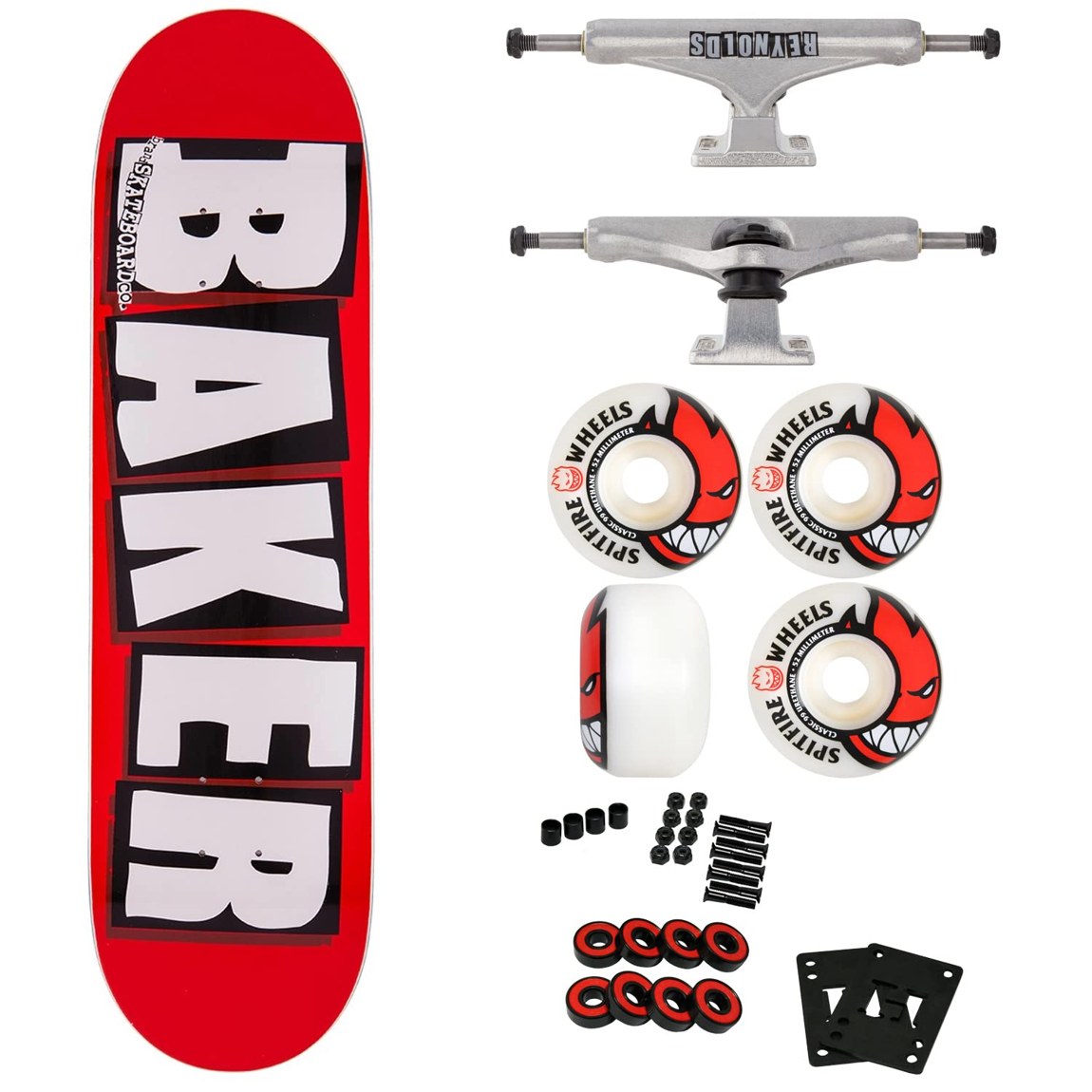 PRODUCT DETAILS Baker Reynolds Mid Hollow スケートボード コンプリート 8.0インチ Independent Spitfire セット【商品仕様】・ 種別：スケートボード コンプリート（要組立キット...