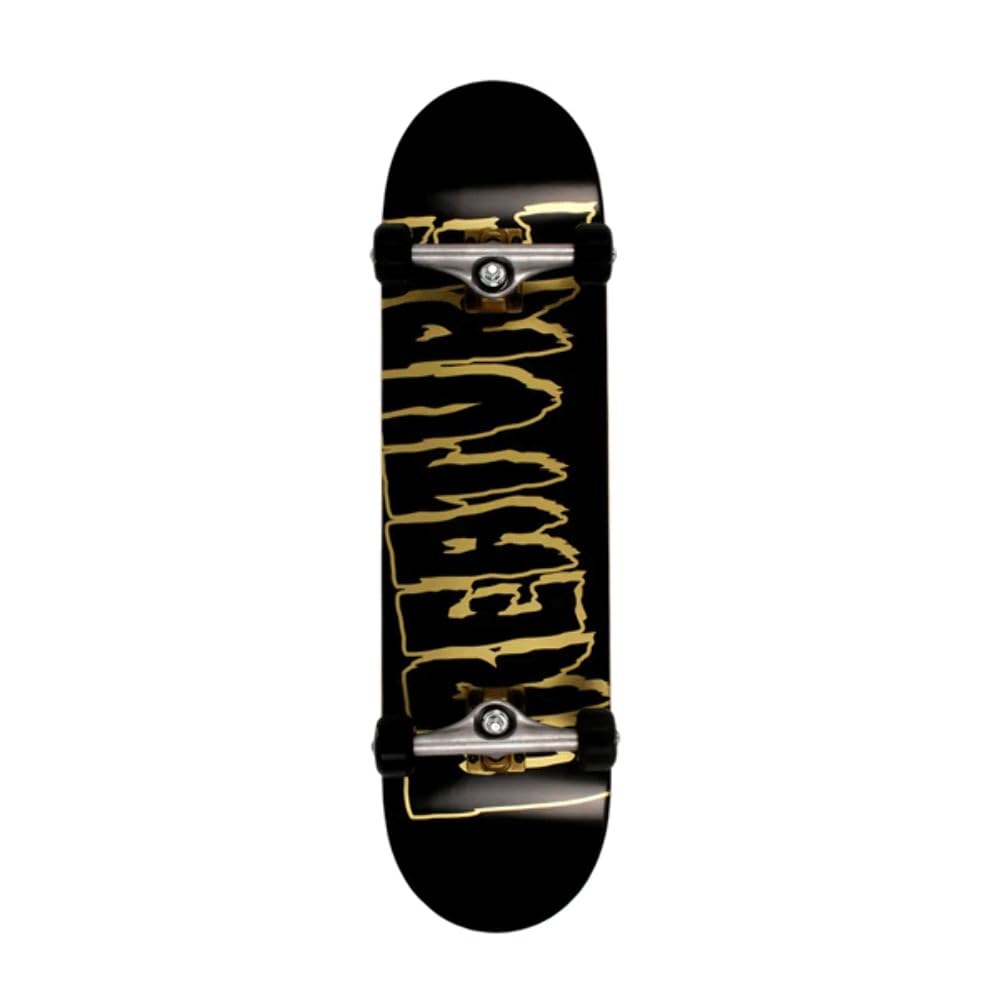 PRODUCT DETAILS Creature Logo Outline スケートボード コンプリート 8.25" x 31.5" Black/Gold【商品仕様】・ 種別：スケートボード（コンプリートセット）・ デッキサイズ：8.25イ...
