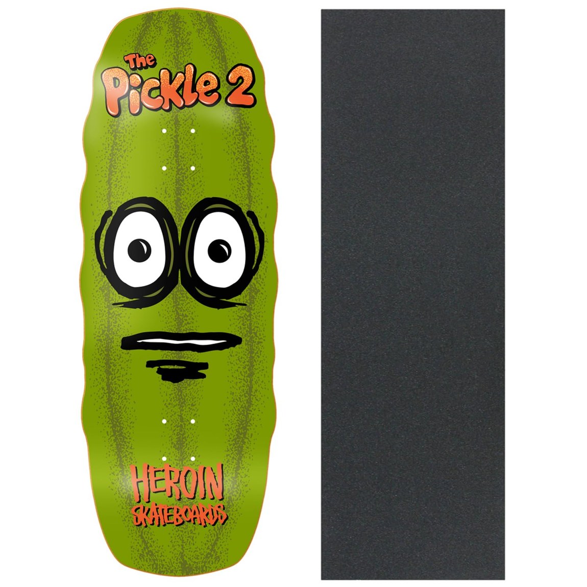 PRODUCT DETAILS Heroin Skateboards The Pickle 2 スケートボード デッキ 11.125" x 32" グリップテープ付き【商品仕様】・ ブランド：Heroin Skateboards・ 種別：ス...