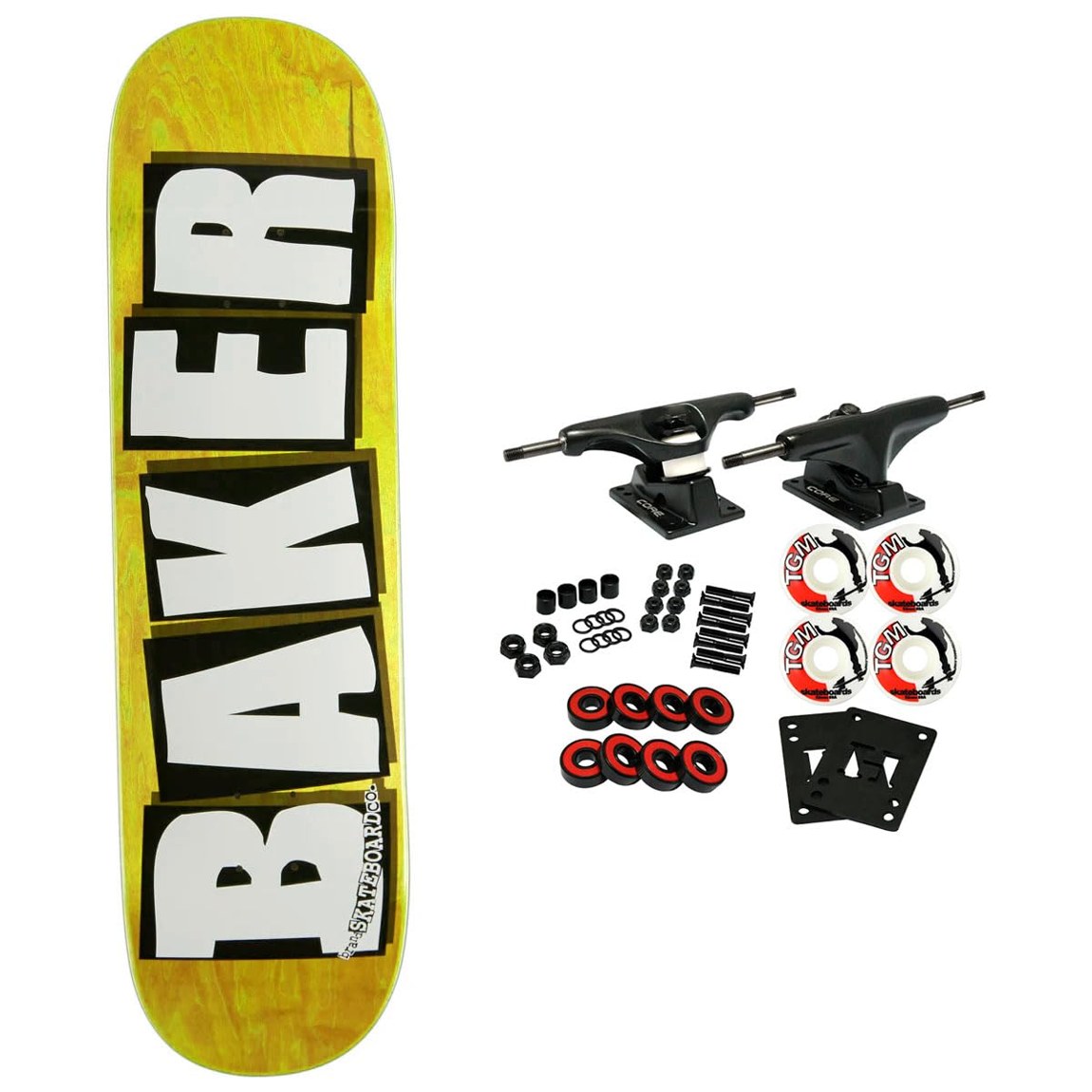 PRODUCT DETAILS Baker Logo Veneers B2 Yellow スケートボード コンプリート 8.25インチ【商品仕様】・ 種別：スケートボード コンプリート（要組み立て）・ デッキ幅：8.25インチ（約20.96...