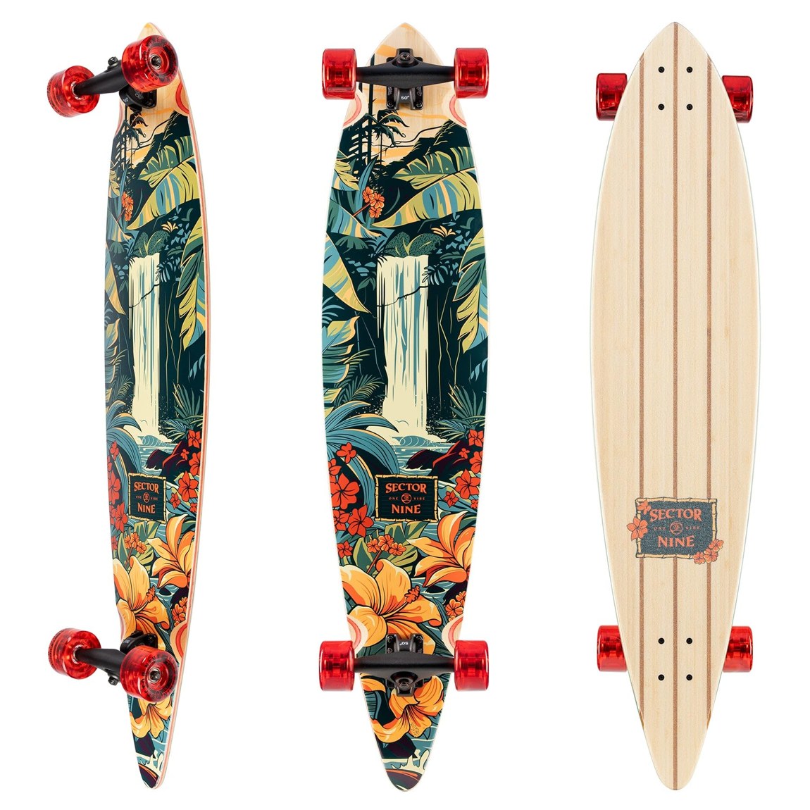 PRODUCT DETAILS Sector 9 Maverick Falls ロングボード コンプリート 44.0" x 9.75" スケートボード【商品仕様】・ 種別：ロングボード コンプリート（完成品）・ デッキサイズ：長さ 44.0...