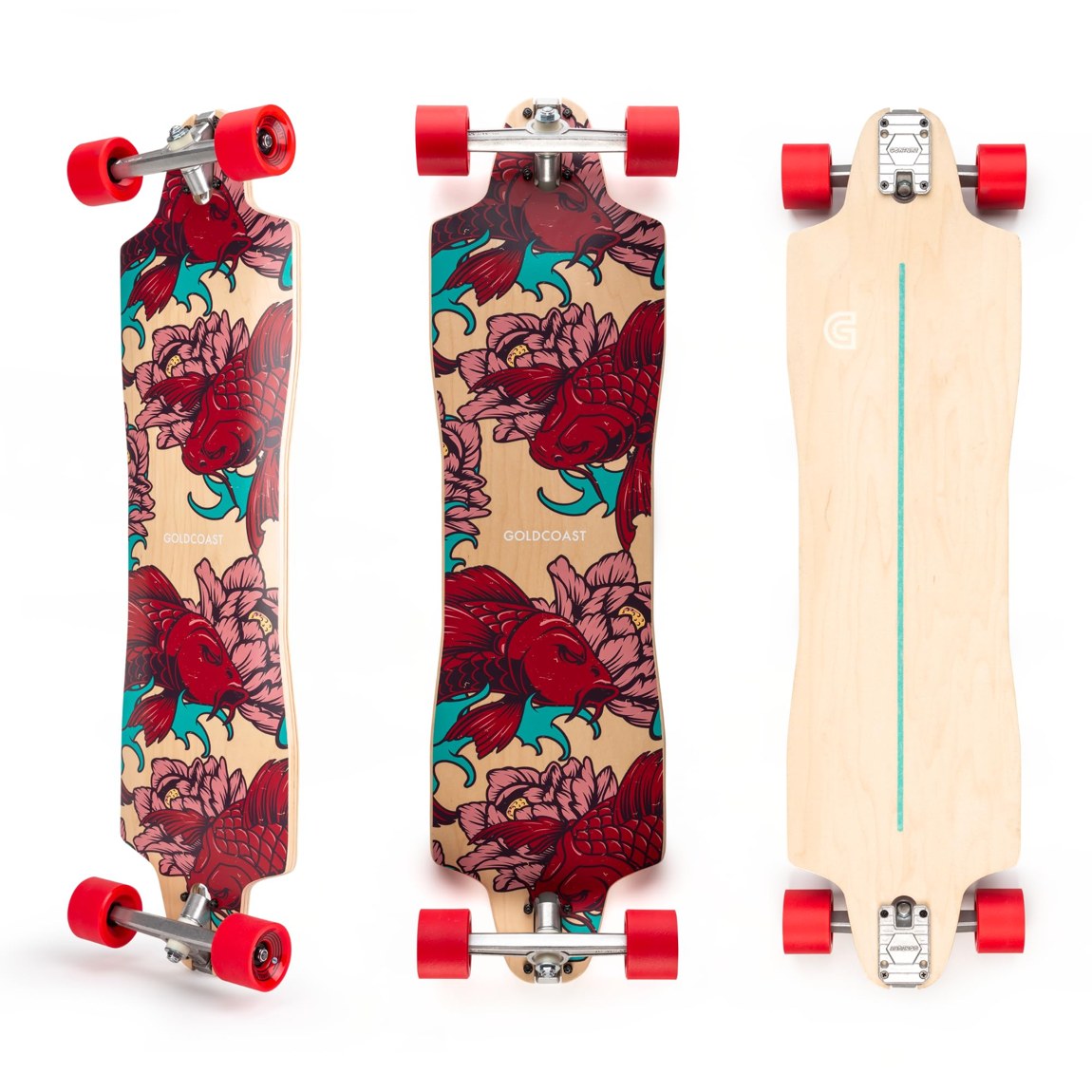 PRODUCT DETAILS GoldCoast Killer Koi 36" Drop Through ロングボード コンプリート 36インチ【商品仕様】・ 種別：ロングボード コンプリート（完成品）・ 全長：36インチ（約91.44c...