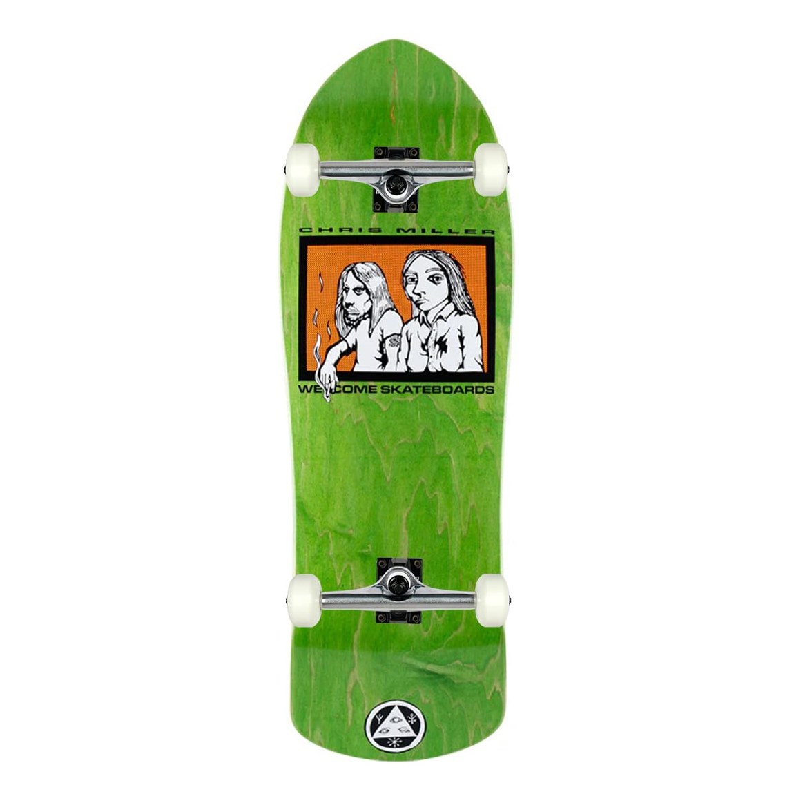 PRODUCT DETAILS Welcome Miller Couple on Crossbone スケートボード コンプリート 10" x 30" アソートカラー【商品仕様】・ 種別：スケートボード コンプリート（完成品）・ デッキサイ...
