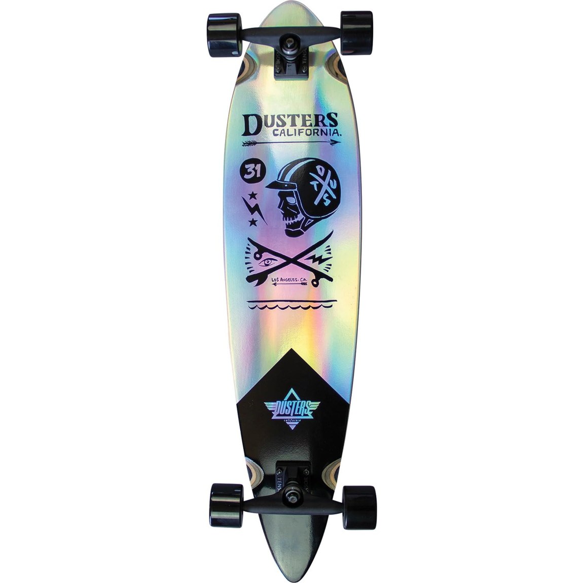 PRODUCT DETAILS Dusters California Moto Cosmic Holographic ロングボード コンプリート スケートボード 8.75" x 37"【商品仕様】・ 種別：ロングボード コンプリート（完成品...