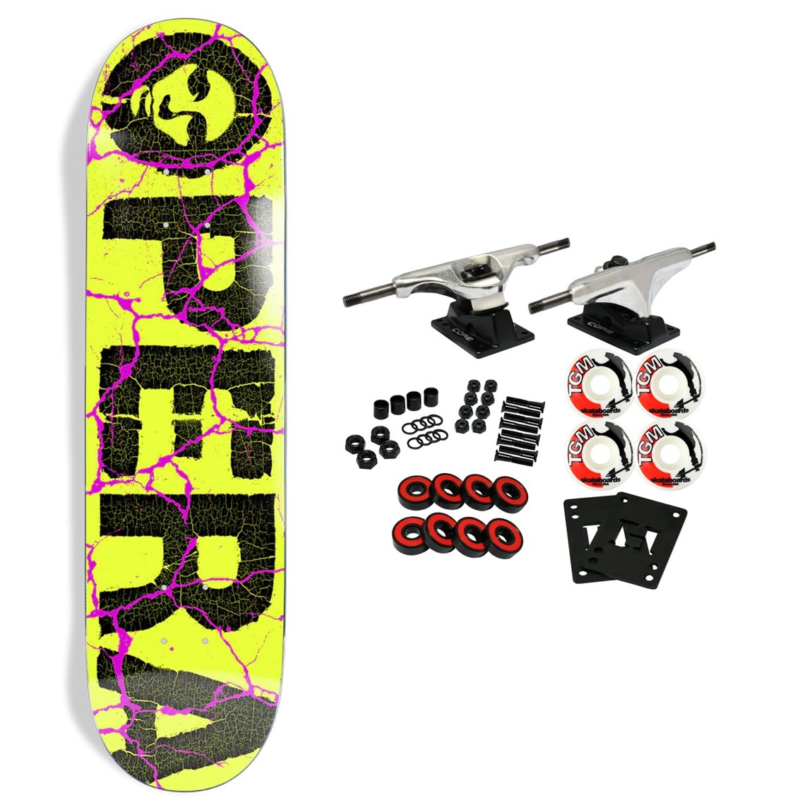 PRODUCT DETAILS Opera Skateboard Weatherd Safety Yellow スケートボード コンプリート 8.7 x 32 インチ【商品仕様】・ 種別：コンプリート スケートボード（未組み立て品）・ デッ...