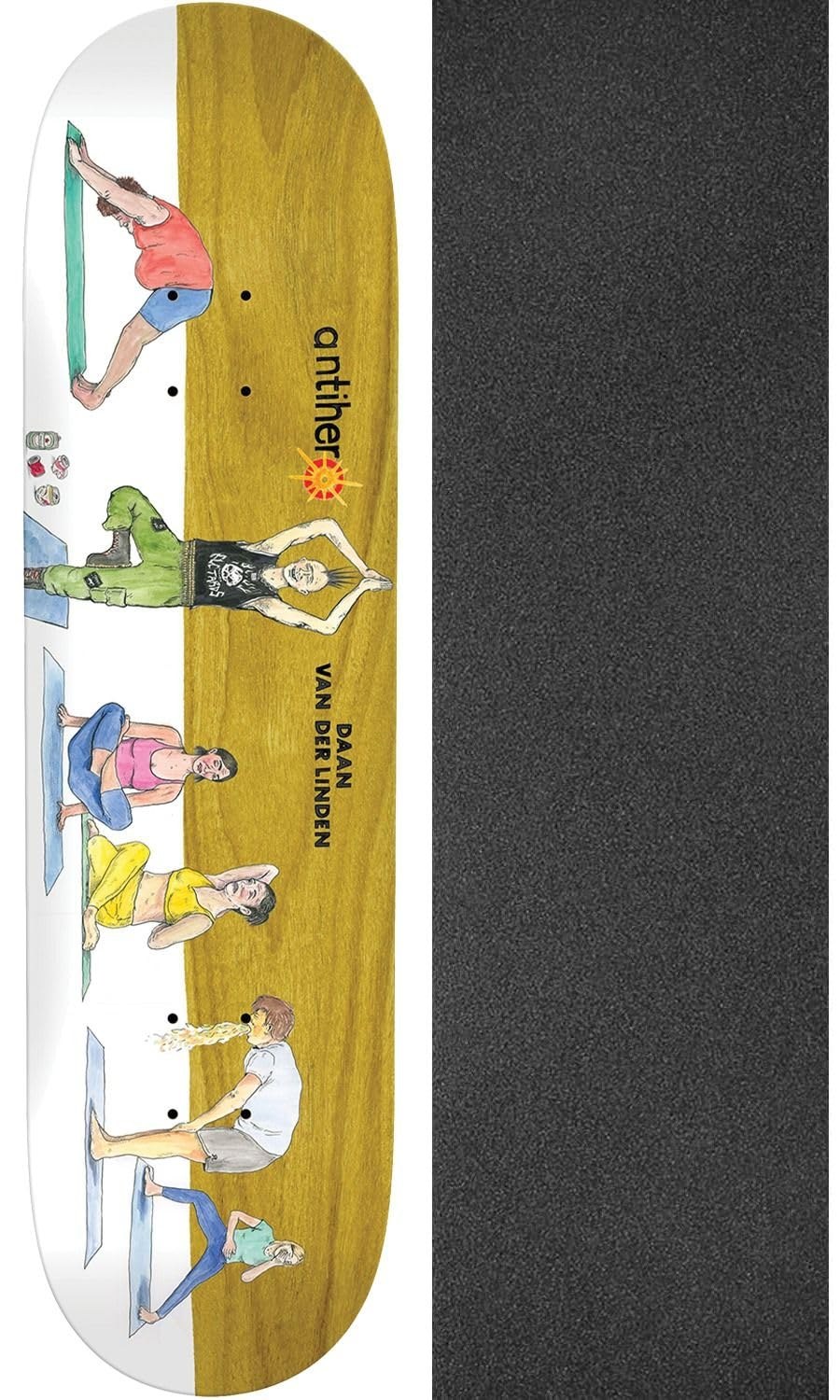 PRODUCT DETAILS Anti Hero Daan Van Der Linden Fart Yoga スケートボード デッキ 8.38インチ Jessup グリップテープ セット【商品仕様】・ 種別：スケートボードデッキ＋グリップ...