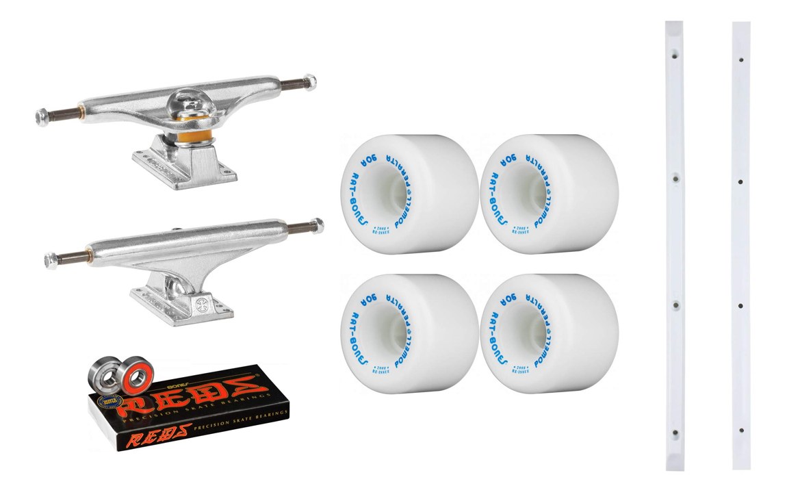PRODUCT DETAILS INDEPENDENT Stage 11 159 POWELL PERALTA Rat Bones 60mm スケートボード 足回りセット トラック ウィール ベアリング レールバー ホワイト【商品仕様】・ ...