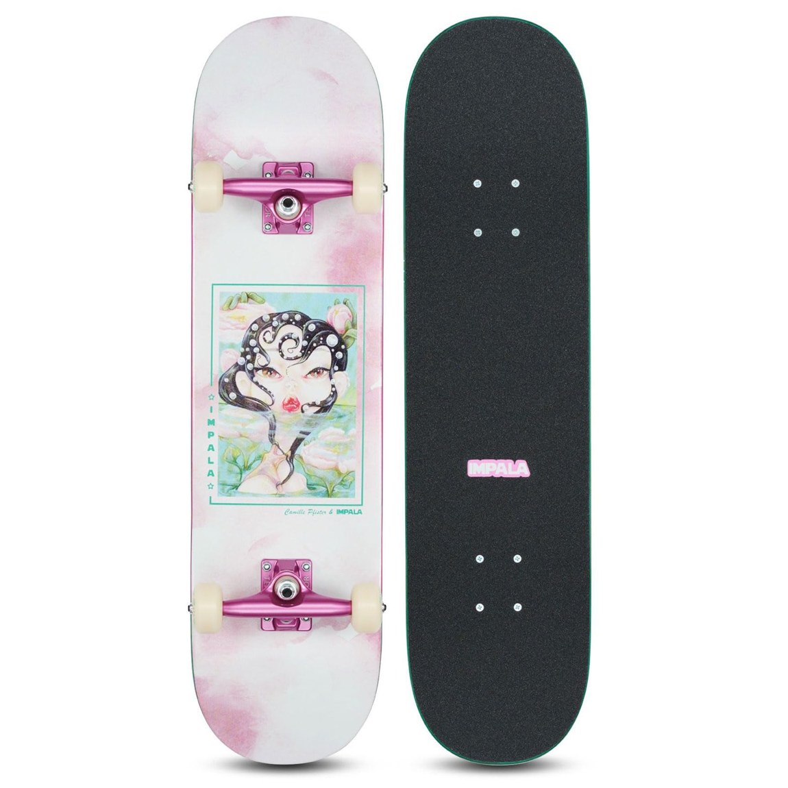 PRODUCT DETAILS IMPALA SKATE NAIAD Camille Pfister Wen/Rose スケートボード コンプリート 8.0インチ【商品仕様】・ 種別：スケートボード コンプリート（完成品）・ デッキサイズ：...