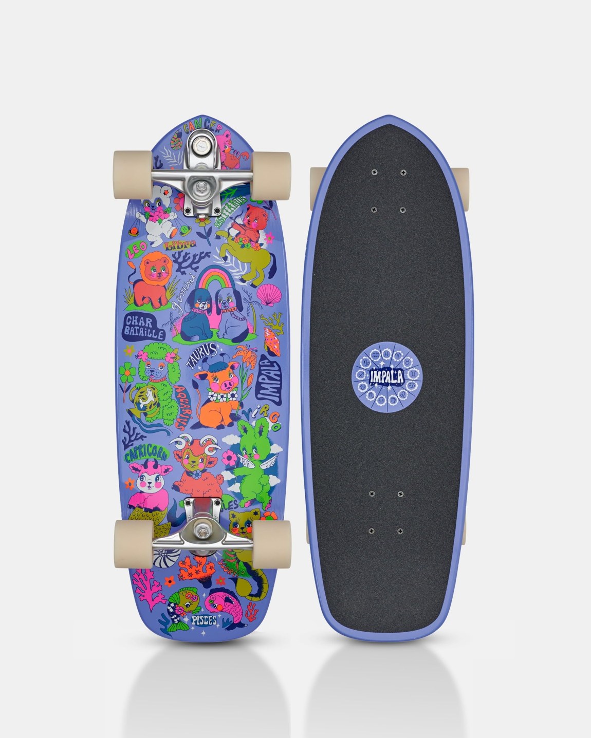 PRODUCT DETAILS Impala Neptune Surf Skate CharBataille 30 サーフスケート スケートボード 30インチ【商品仕様】・ 種別：サーフスケート（完成品）・ サイズ：30インチ（約76.2c...