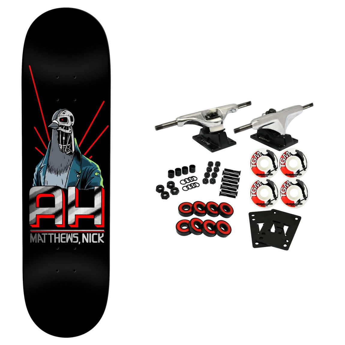 PRODUCT DETAILS Anti Hero Nick Matthews Pigeonator スケートボード コンプリート 8.5" x 31.85"【商品仕様】・ ブランド：Anti Hero・ 種別：スケートボード コンプリート...