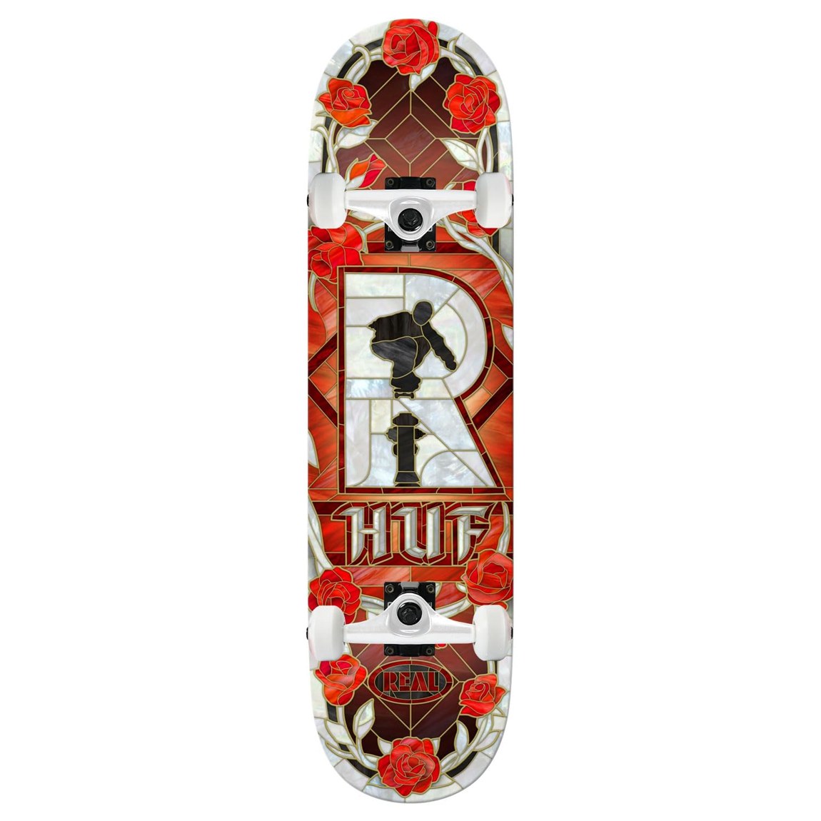 PRODUCT DETAILS REAL HUF Cathedral スケートボード コンプリート 8.5" x 32.18"【商品仕様】・ 種別：スケートボード コンプリート（完成品）・ デッキサイズ：8.5" x 32.18"（約21....