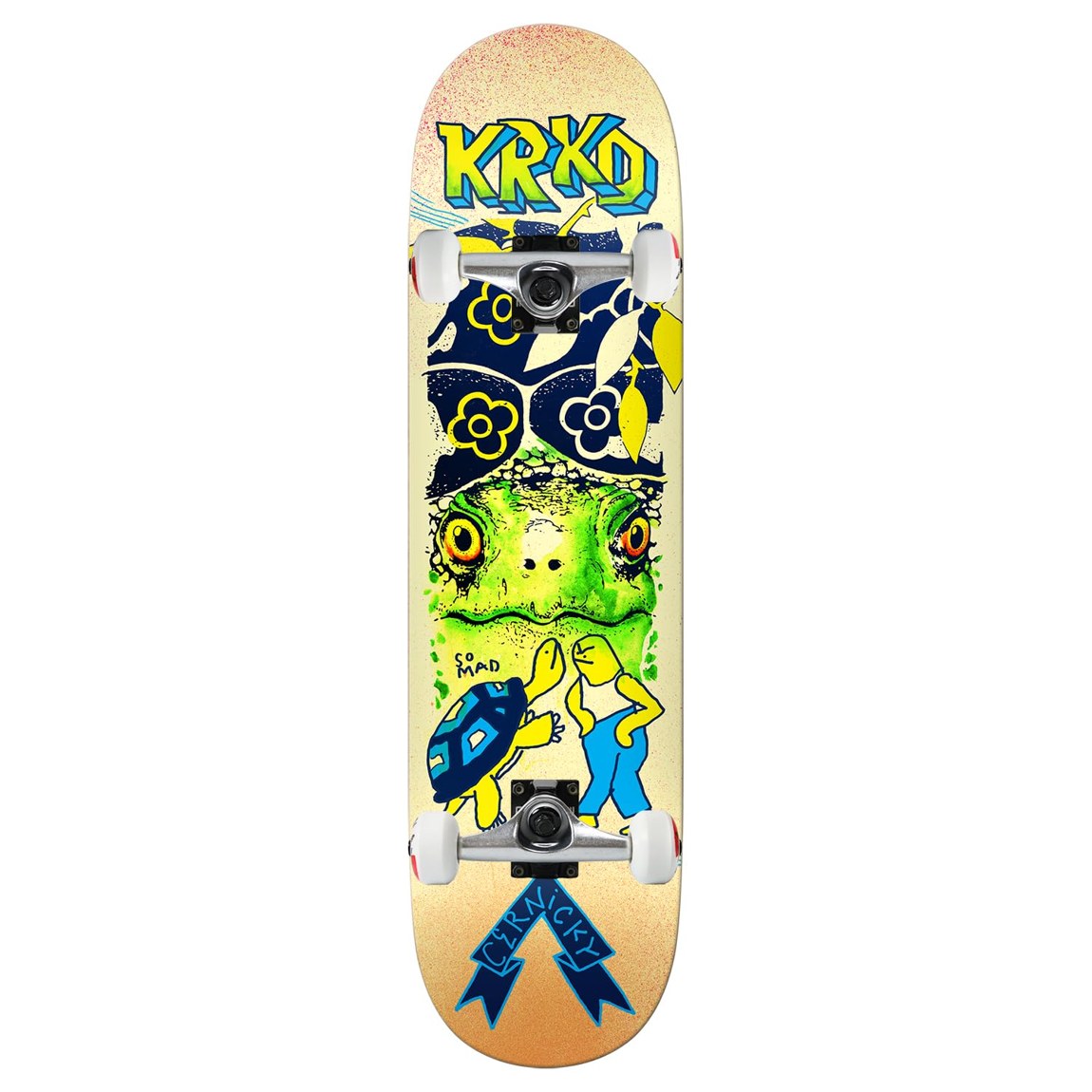 PRODUCT DETAILS Krooked Eddie Cernicky Mad Turtle True Fit コンプリート スケートボード 8.5インチ【商品仕様】・ 種別：コンプリート（完成品）スケートボード・ デッキサイズ：8....