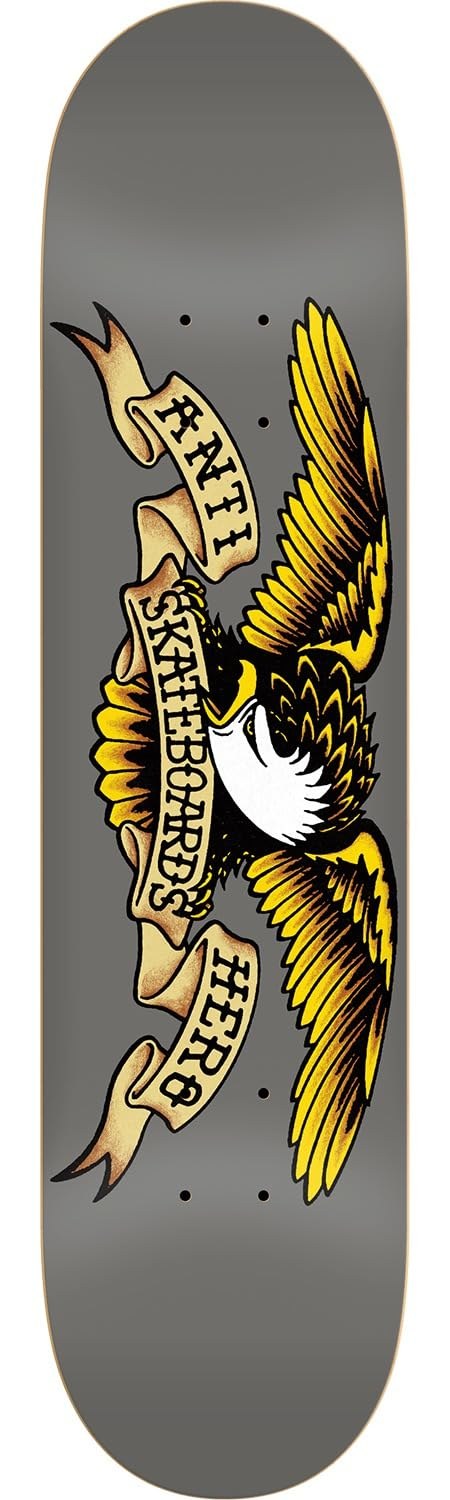 PRODUCT DETAILS Anti Hero Classic Eagle Grey スケートボード デッキ 8.25" x 32"【商品仕様】・ 種別：スケートボード デッキ・ デッキ幅：8.25インチ（約20.96cm）・ デッキ長...