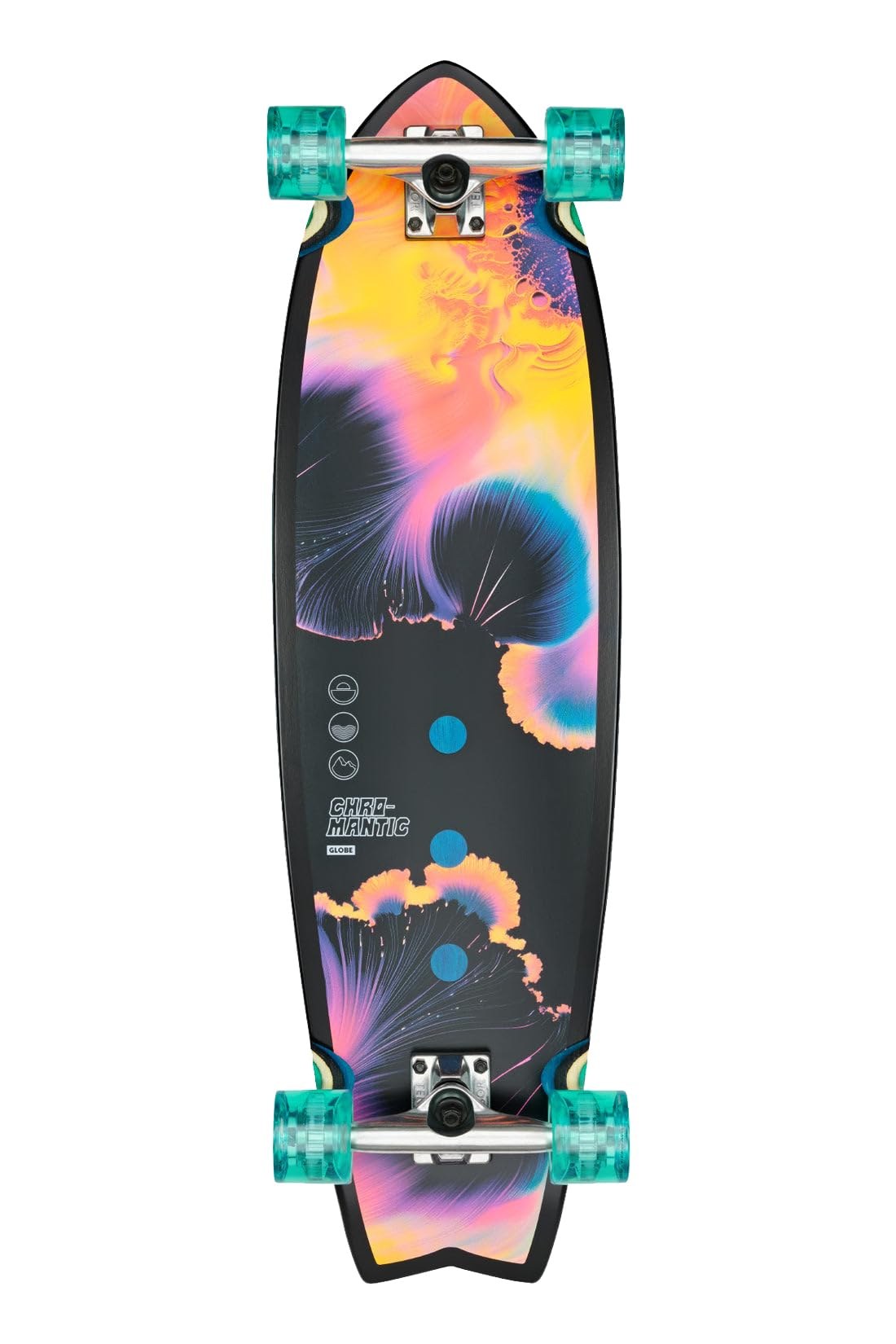 PRODUCT DETAILS GLOBE Chromantic Maitrus 33インチ クルーザー スケートボード コンプリート【商品仕様】・ 種別：クルーザー スケートボード（コンプリート）・ サイズ：33インチ（全長約83.82c...