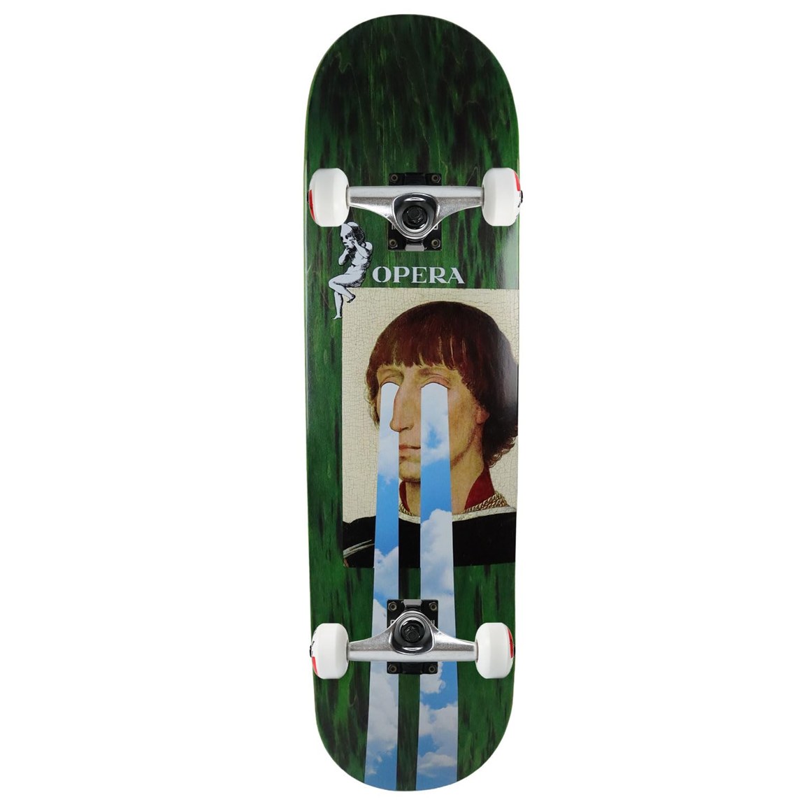 PRODUCT DETAILS Opera Jeff Rasp Drama Dark Green 8.625" x 32.2" コンプリート スケートボード【商品仕様】・ 種別：コンプリート（完成品）スケートボード・ デッキサイズ：8.62...