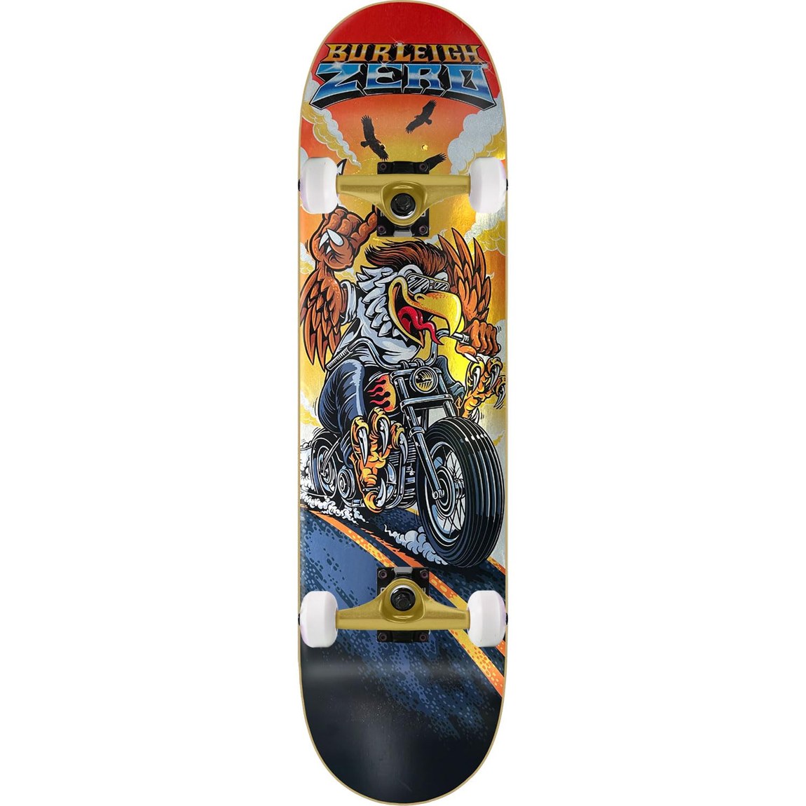 PRODUCT DETAILS ZERO Rockin Eagle 8.5" x 32.3" スケートボード コンプリート ホログラム 7層メープル【商品仕様】・ 種別：スケートボード コンプリート（完成品）・ デッキサイズ：8.5インチ ...