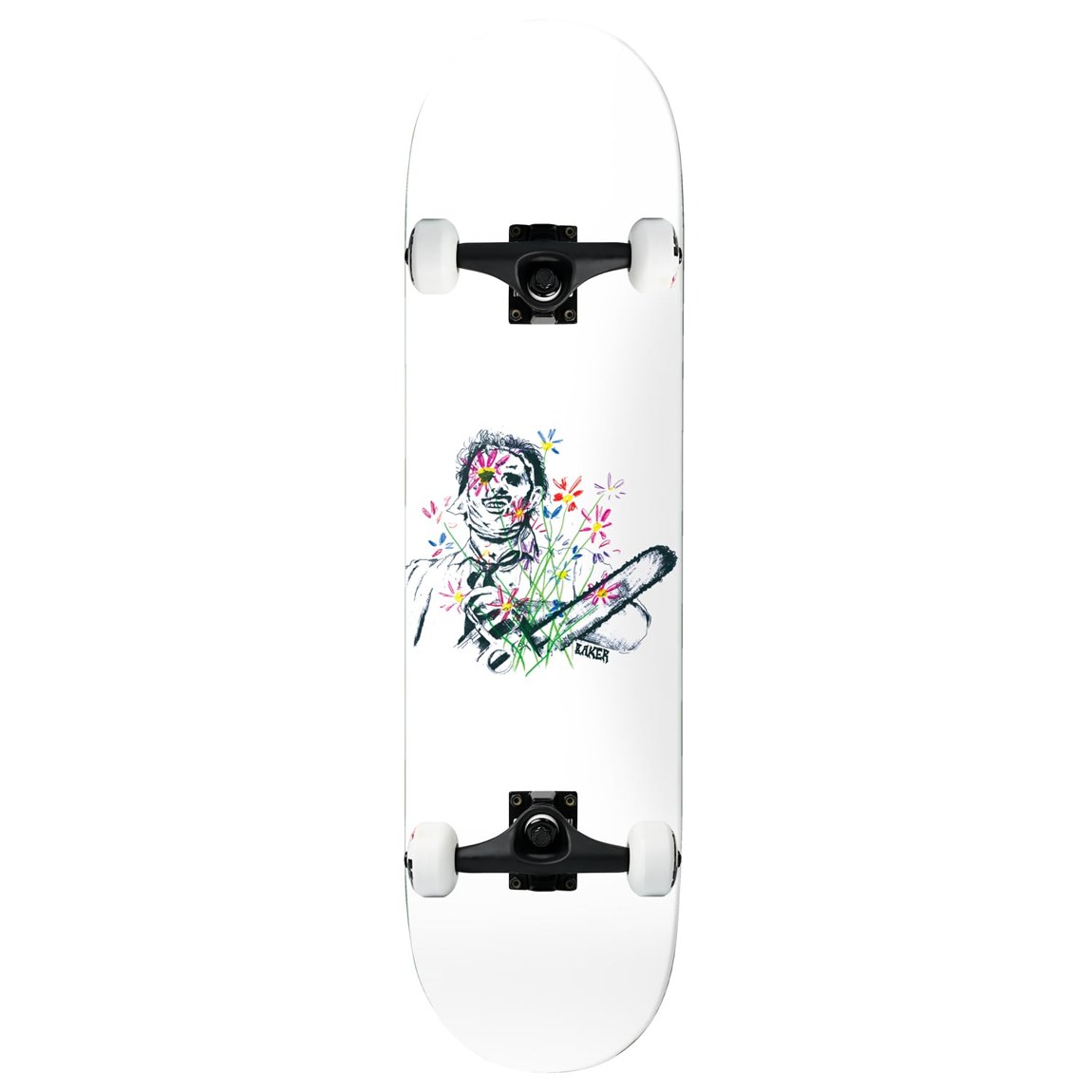 PRODUCT DETAILS Baker Casper Brooker Texas Flowers White 8.5" コンプリート スケートボード【商品仕様】・ 種別：コンプリート（完成品）・ デッキ幅：8.5インチ（約21.59cm...